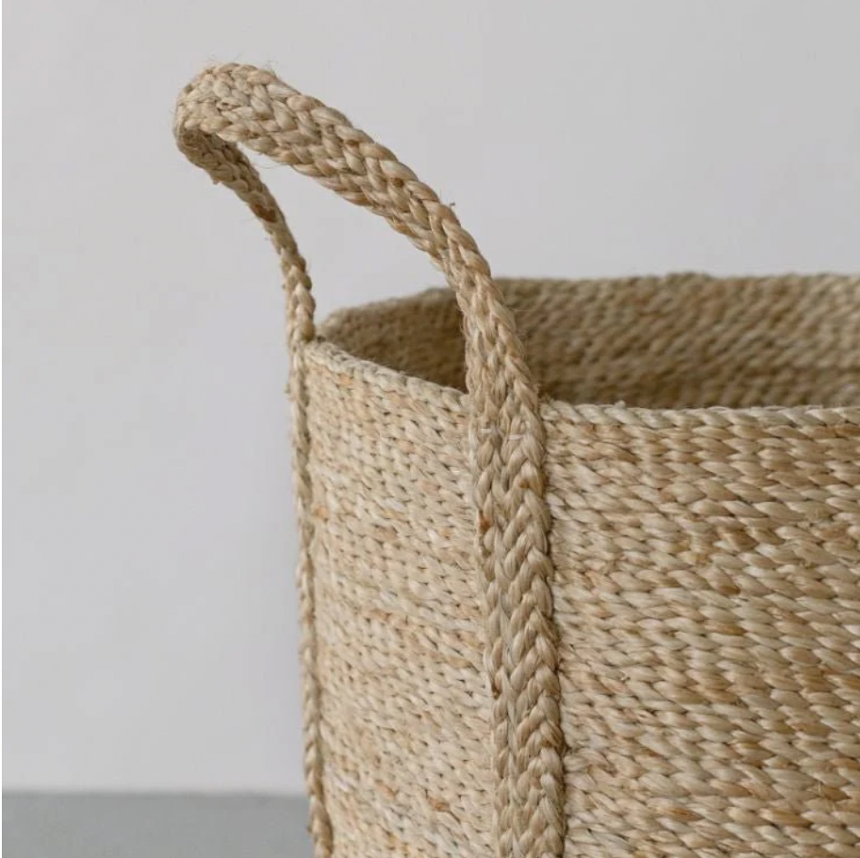 Jute Laundry Basket – Three Bales Home Supply