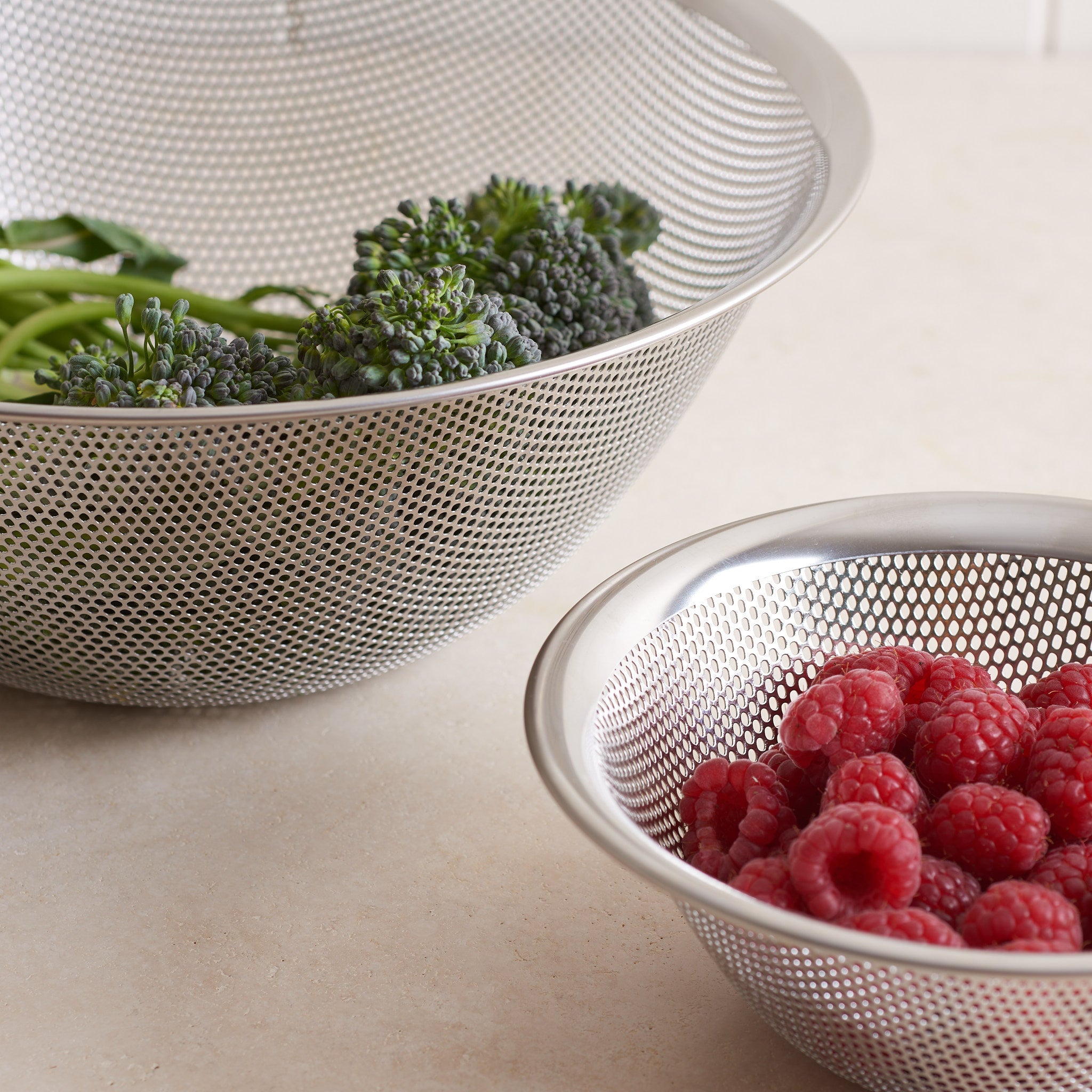 Japanese Stainless Steel Strainer - medium – Three Bales Home Supply